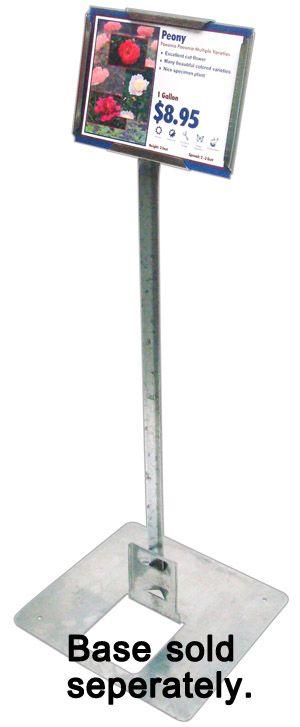 7"x5" Stake Sign Holders 36" Stake for Garden Centers