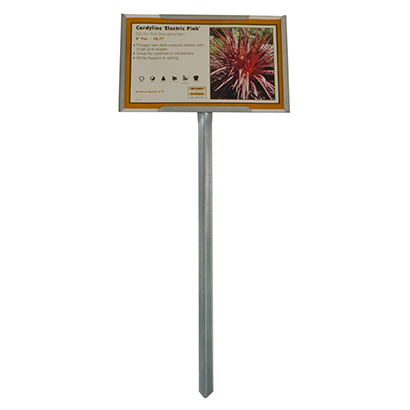 11"x7" Stake Sign Holders 18" Stake for Garden Centers