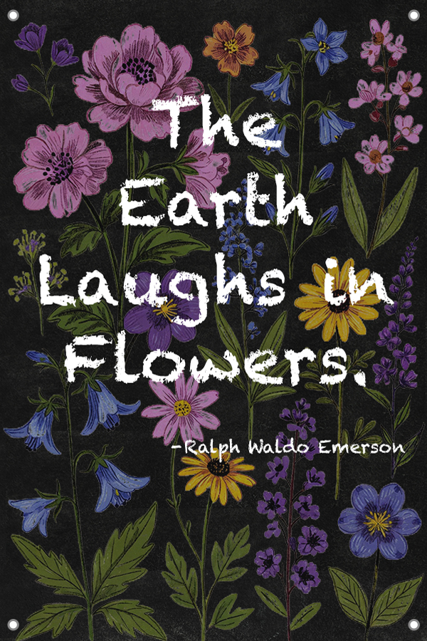 Earth Laughs 24x36 Garden Center Sign