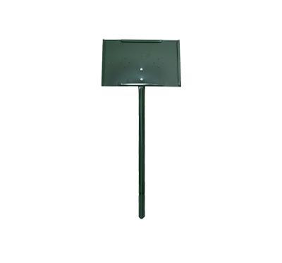 11"x7" Green Stake Sign Holders 18" Stake for Garden Centers