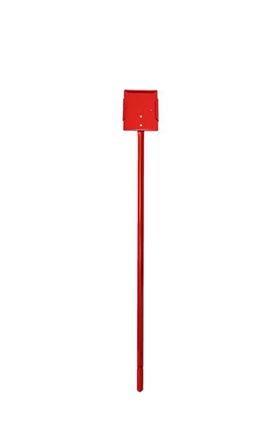 5"x7" Red Stake Sign Holders 36" Stake for Garden Centers