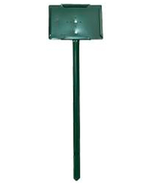 7"x5" Green Stake Sign Holders 18" Stake for Garden Centers