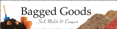 Bagged Goods 16' x 4' Garden Center Sign